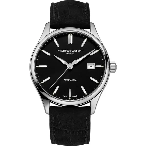 FREDERIQUE CONSTANT Classics Index Automatic Strap Watch - Silver-tone
