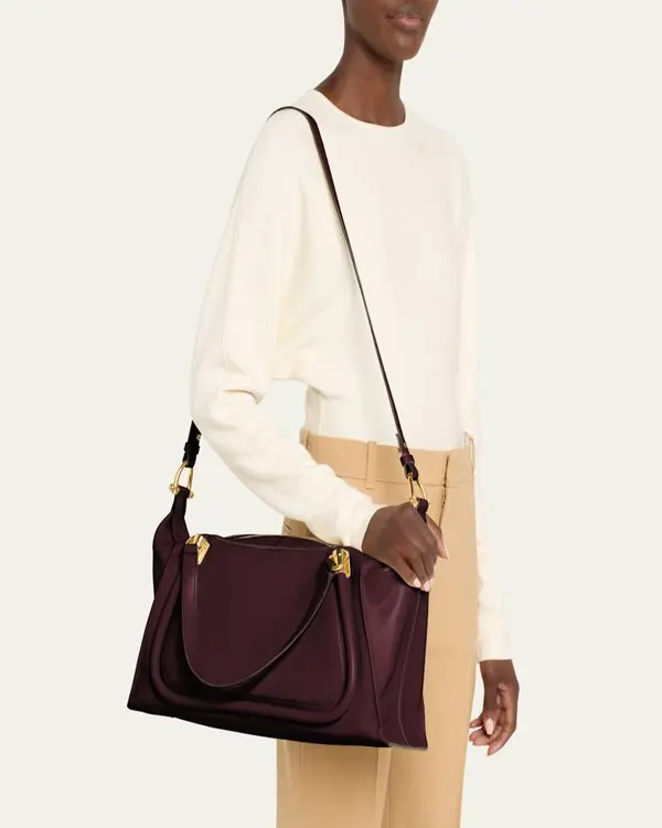 Chloé Paraty 24 Large Bag - Dimness Purple