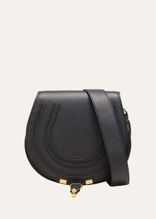 Chloé Marcie Medium Crossbody Bag - Black