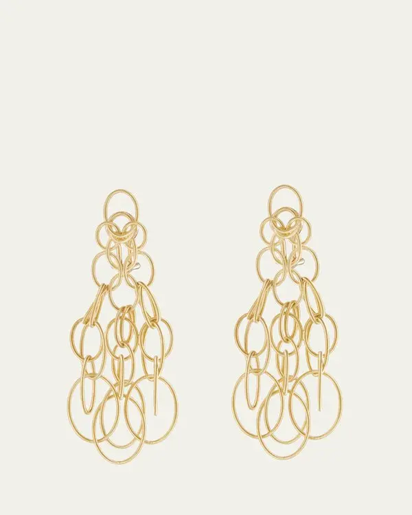 Buccellati Hawaii Collection 18k Pendant Earrings