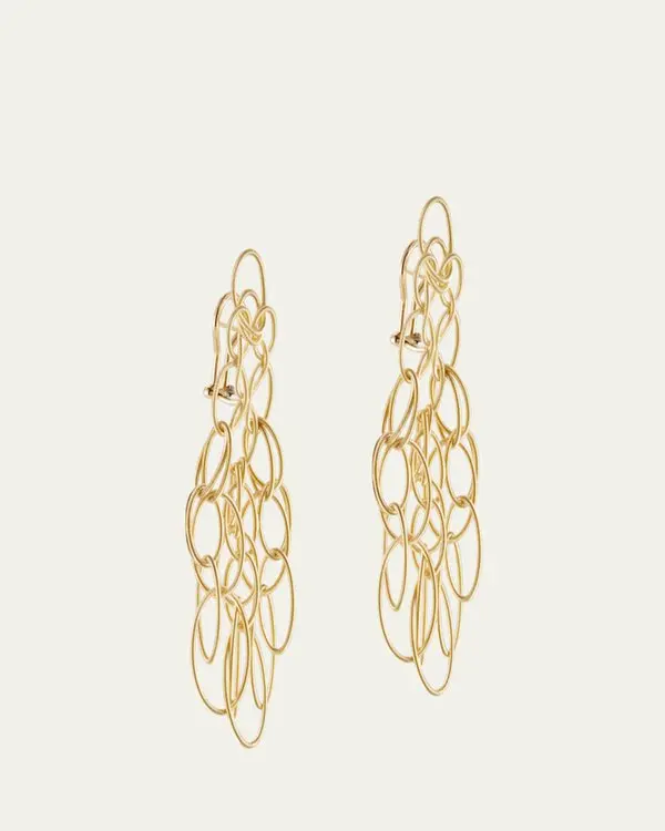 Buccellati Hawaii Collection 18k Pendant Earrings