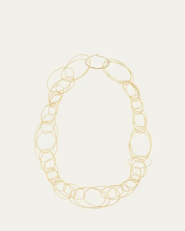 Buccellati Hawaii 18k Oval Link Necklace
