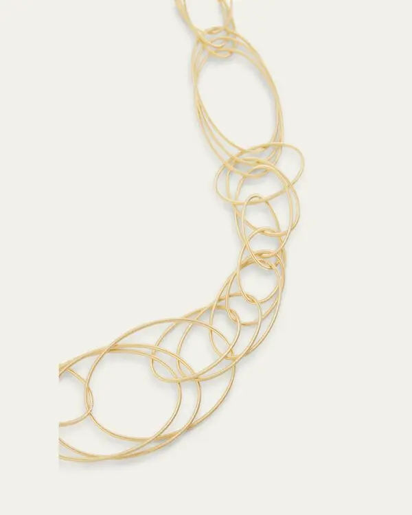 Buccellati Hawaii 18k Oval Link Necklace
