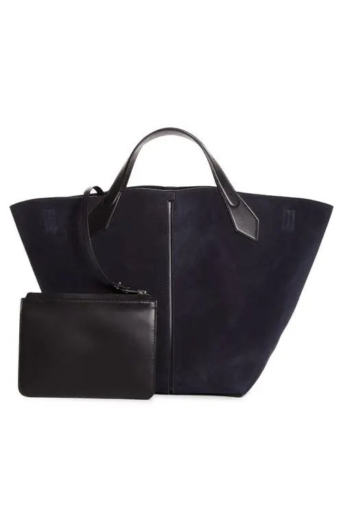 Proenza Schouler Chelsea Suede Tote - Dark Navy