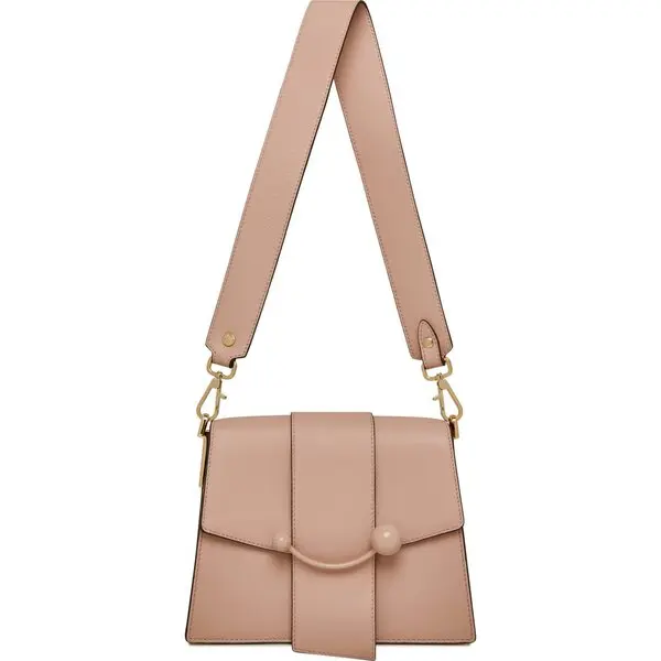 Strathberry Box Crescent Shoulder Bag