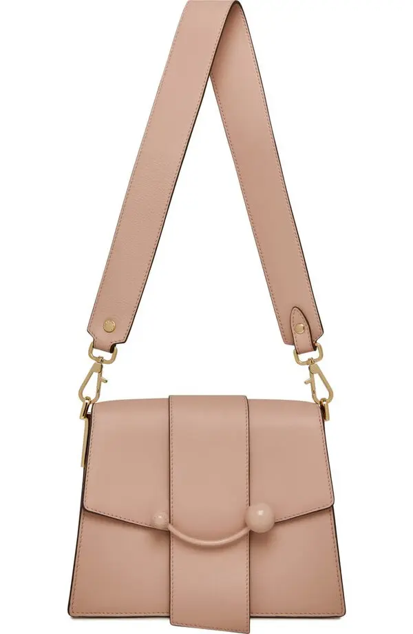 Strathberry Box Crescent Shoulder Bag