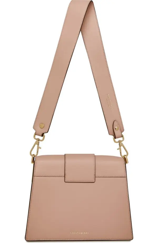 Strathberry Box Crescent Shoulder Bag