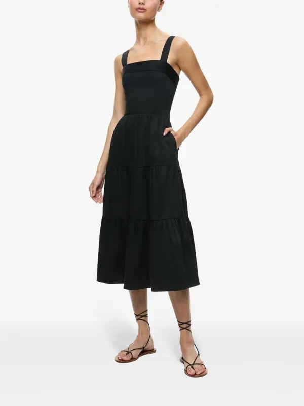 Alice + Olivia Saige Midi Dress - Black