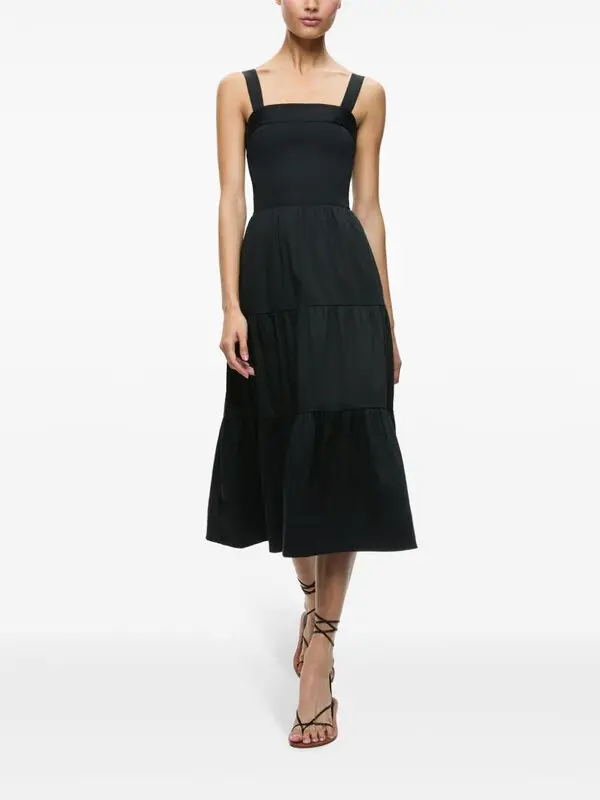 Alice + Olivia Saige Midi Dress - Black