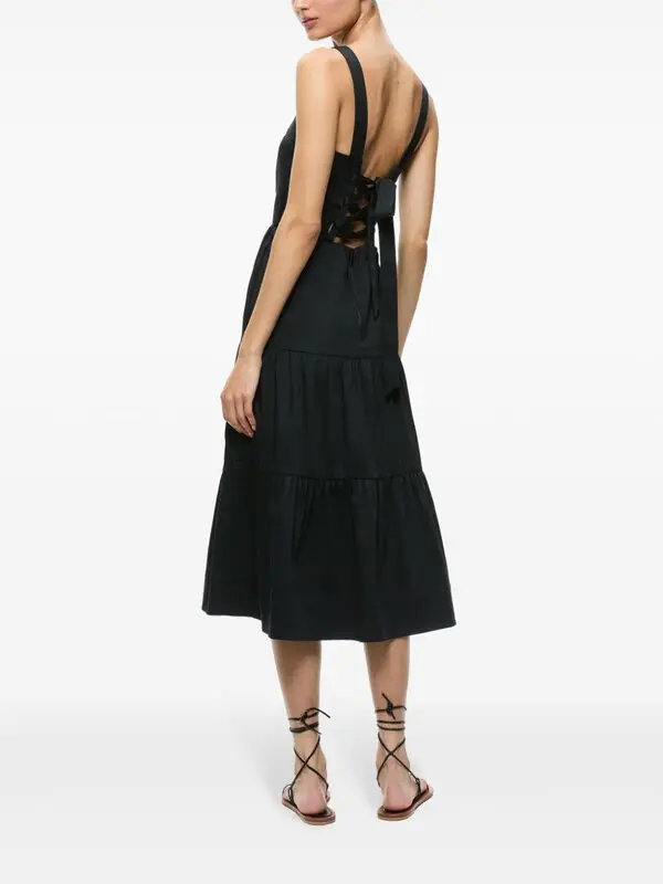 Alice + Olivia Saige Midi Dress - Black