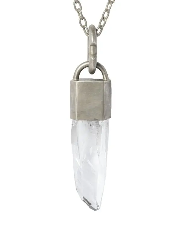 PARTS OF FOUR Talisman Lemurian Quartz Necklace - Silver