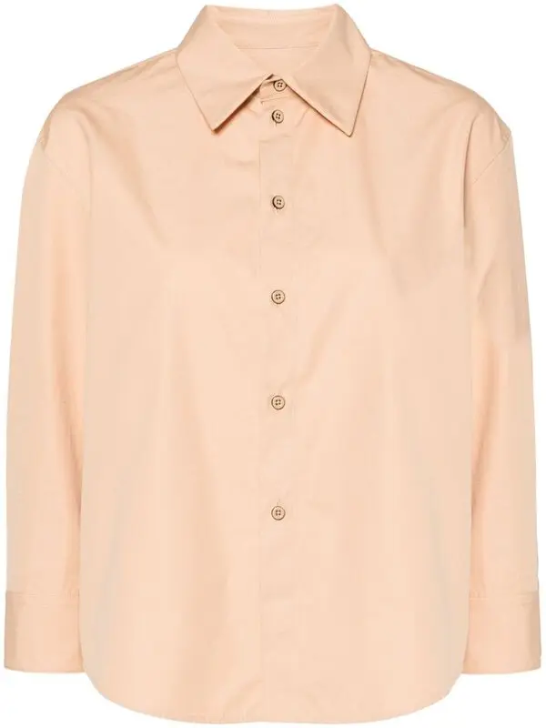 JIL SANDER Pointed-collar Cotton Shirt