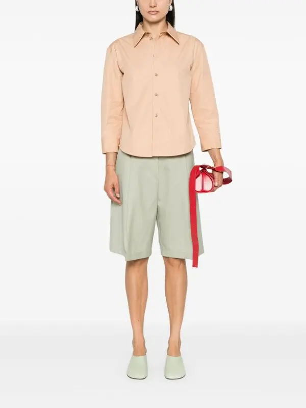 JIL SANDER Pointed-collar Cotton Shirt