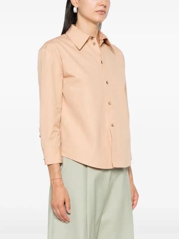 JIL SANDER Pointed-collar Cotton Shirt