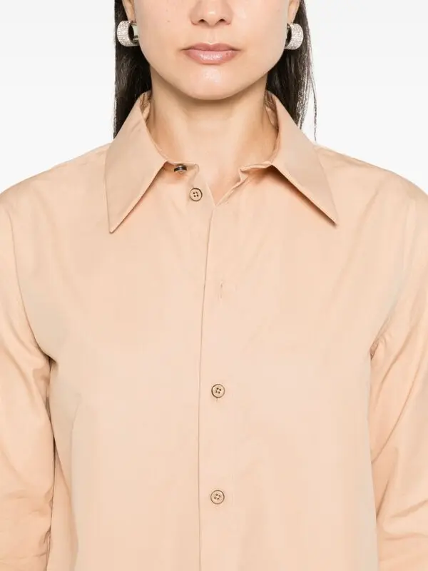 JIL SANDER Pointed-collar Cotton Shirt