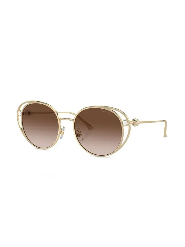 JIMMY CHOO Angela Sunglasses - Gold