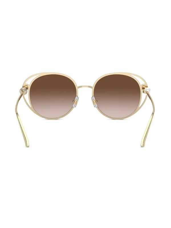 Jimmy Choo Angela Sunglasses - Gold - 22% Off | Editorialist display picture 1