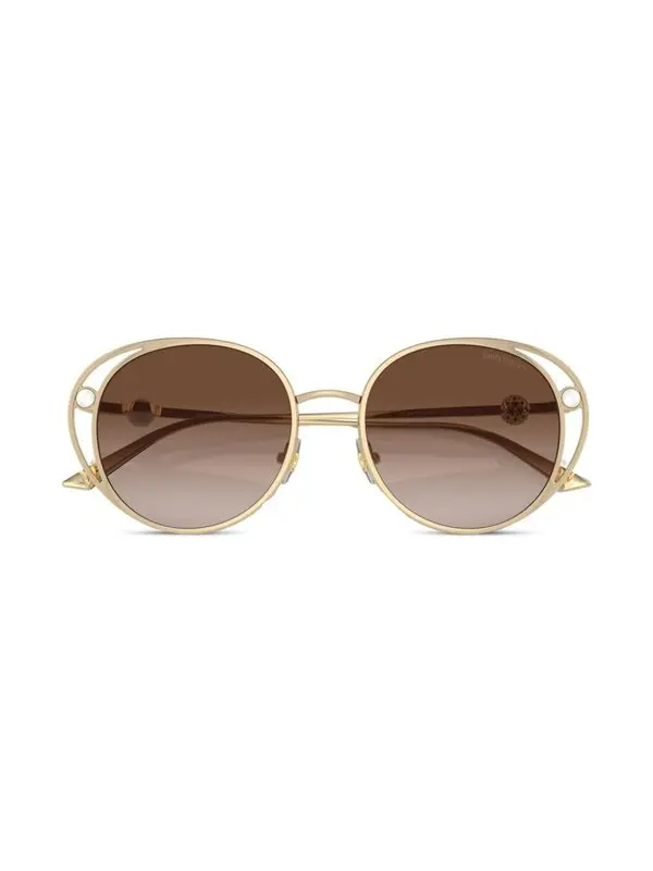 Jimmy Choo Angela Sunglasses - Gold - 22% Off | Editorialist display picture 3