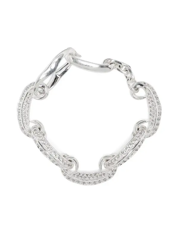 SWEETLIMEJUICE Kamon Chain Bracelet - Silver