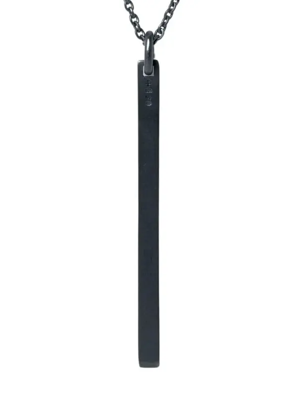 PARTS OF FOUR Plate Necklace - Black