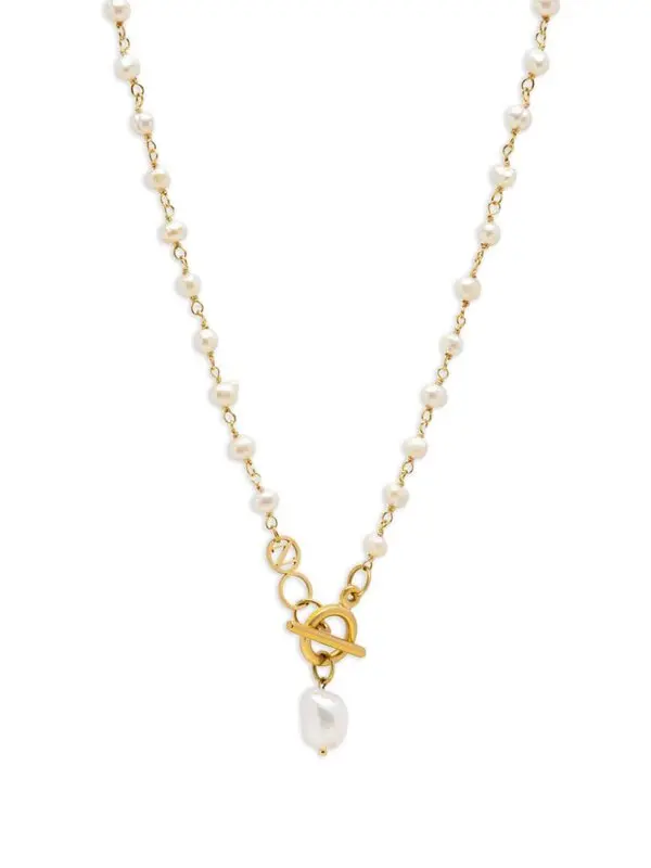NIALAYA JEWELRY Pearl-pendant Necklace - Gold