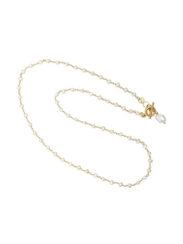 NIALAYA JEWELRY Pearl-pendant Necklace - Gold
