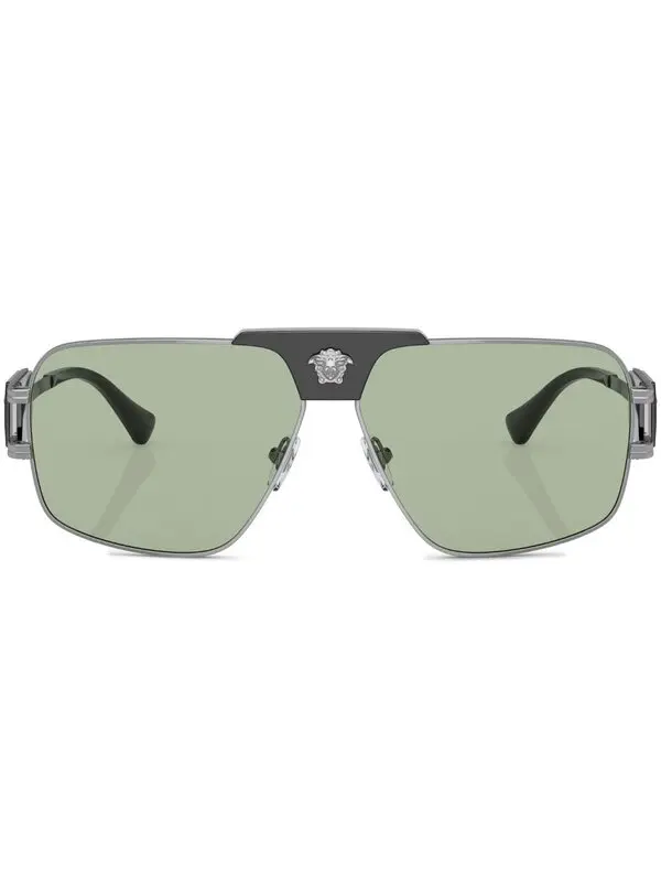 Versace Pilot-frame Sunglasses - Silver