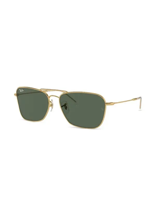 Ray-ban Caravan Reverse Sunglasses - Gold