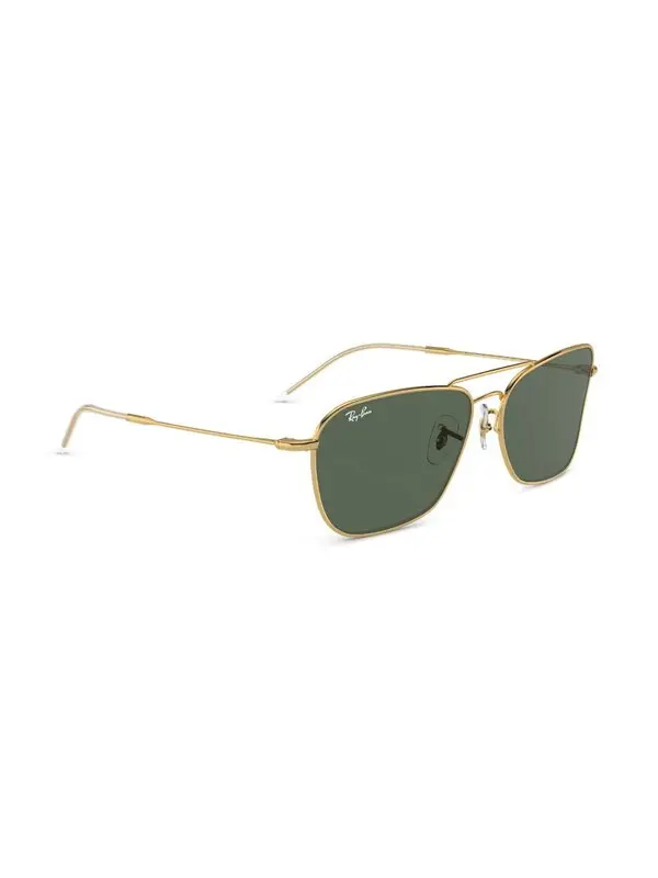 Ray-ban Caravan Reverse Sunglasses - Gold