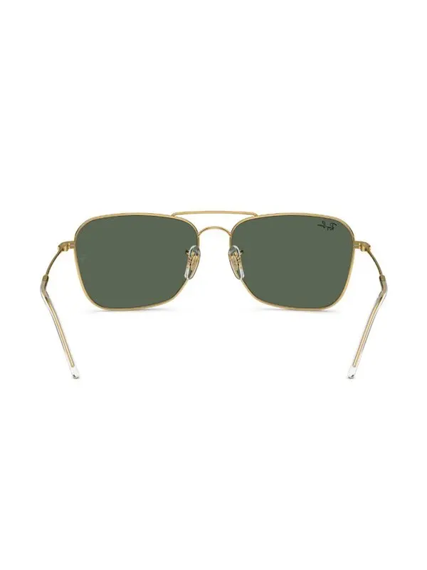 Ray-ban Caravan Reverse Sunglasses - Gold