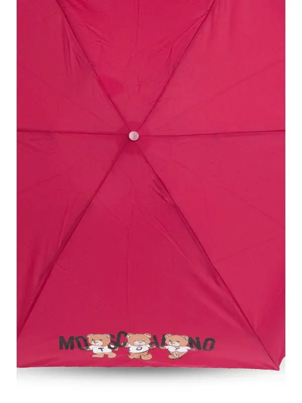 Moschino Teddy-motif Compact Umbrella