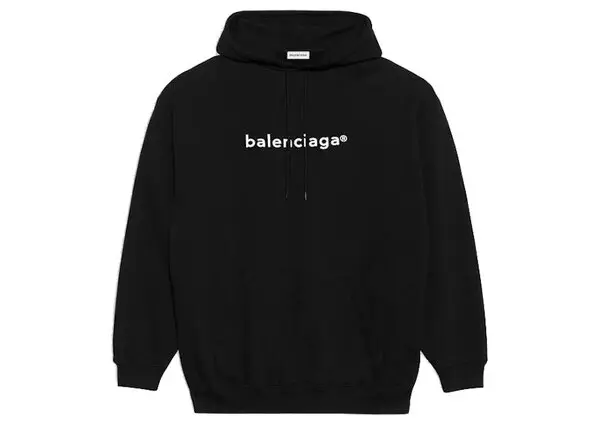 Balenciaga New Copyright Medium Fit Hoodie - Black