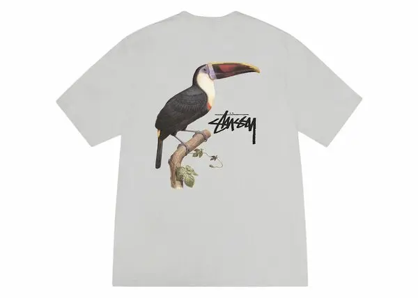 StÜssy Toucan Tee Shirt - Fog