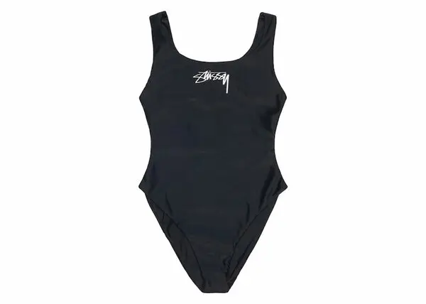 StÜssy Surf Stock One-piece Swimsuit - Black