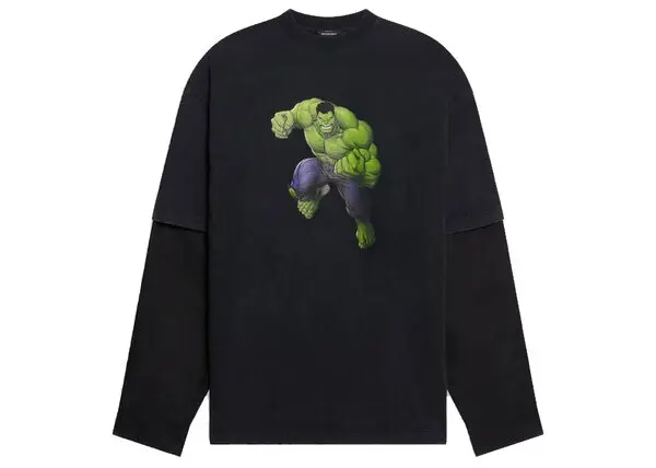 Balenciaga Hulk 2021 Marvel Layered T-shirt