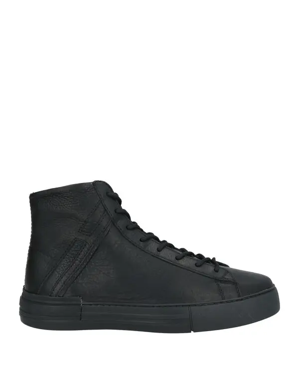 Hogan High-top Leather Sneakers - Black