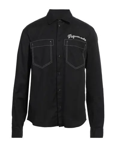 Dsquared2 Shirt Size Cotton, Elastane - Black