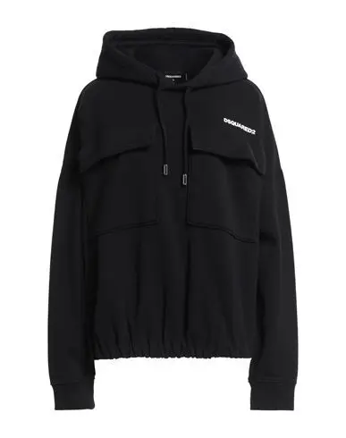 Dsquared2 Cotton And Elastane Hoodie - Black