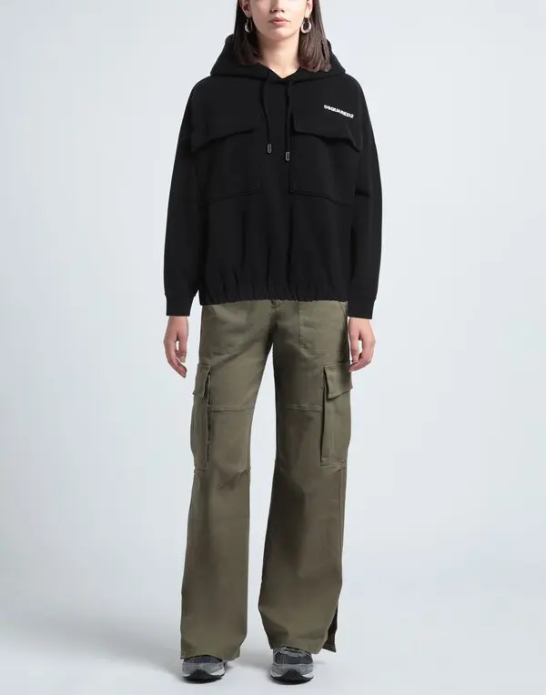 Dsquared2 Cotton And Elastane Hoodie - Black
