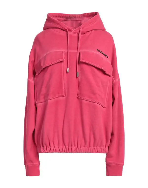Dsquared2 Sweatshirt In Cotton And Elastane - Red