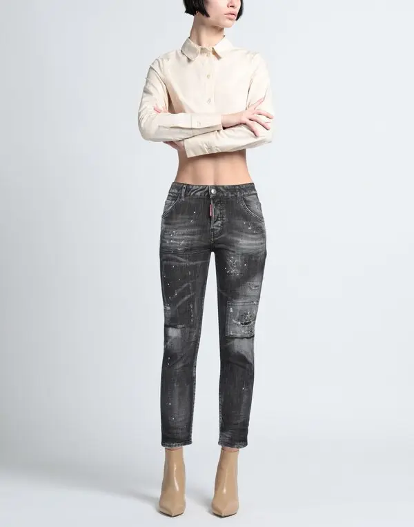 Dsquared2 Cotton Stretch Denim Jeans