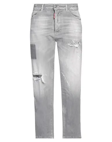 Dsquared2 Straight-leg Jeans With Leather Trim