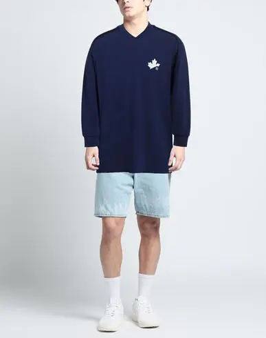 Dsquared2 Sweatshirt In Polyamide, Cotton, And Elastane - Blue