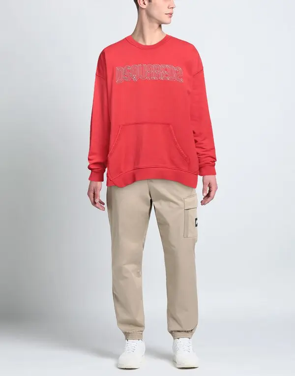 Dsquared2 Cotton Sweatshirt - Red