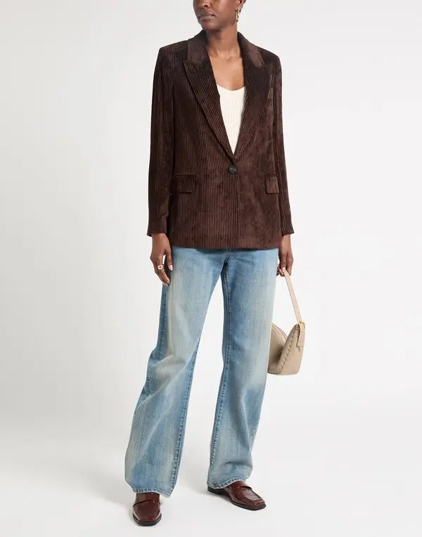 Peserico Single-breasted Corduroy Blazer