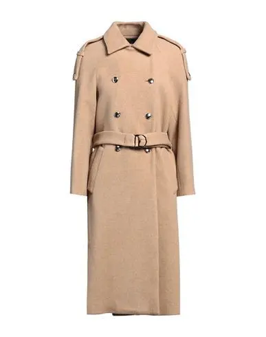 Maje Wool Blend Belted Coat