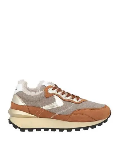 VOILE BLANCHE Leather And Textile Sneakers - Grey