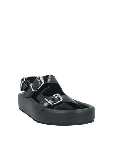 MAISON MARGIELA Glossed Leather Slingback Sandals