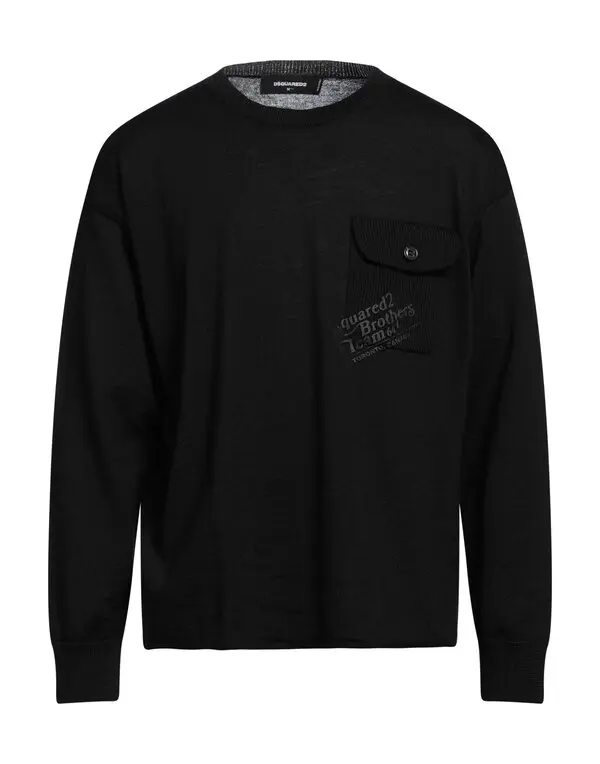 Dsquared2 Virgin Wool Sweater - Black