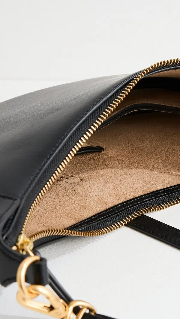 Polo Ralph Lauren Small Grain Shoulder Bag - Black